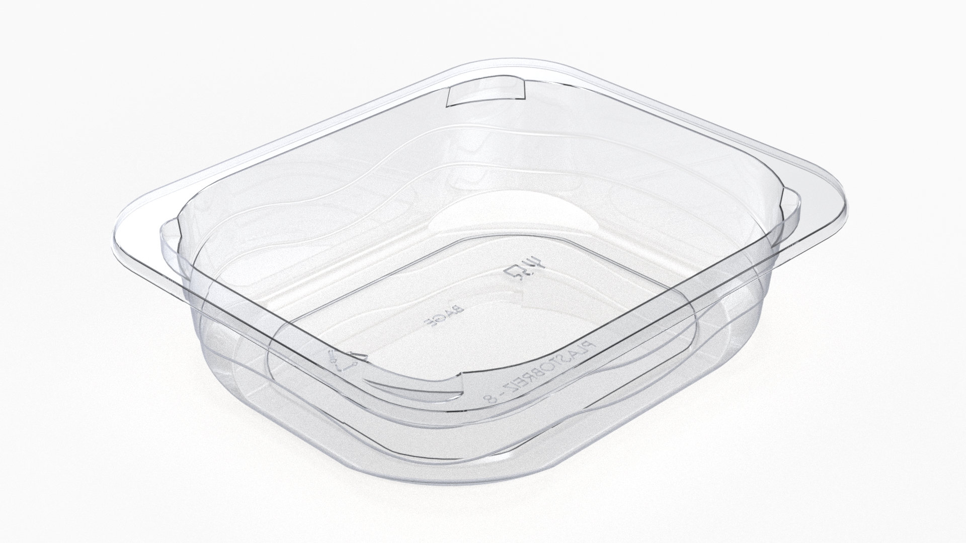 Emballage Rectangle standard 170mm x 145mm BAGE | Plastobreiz